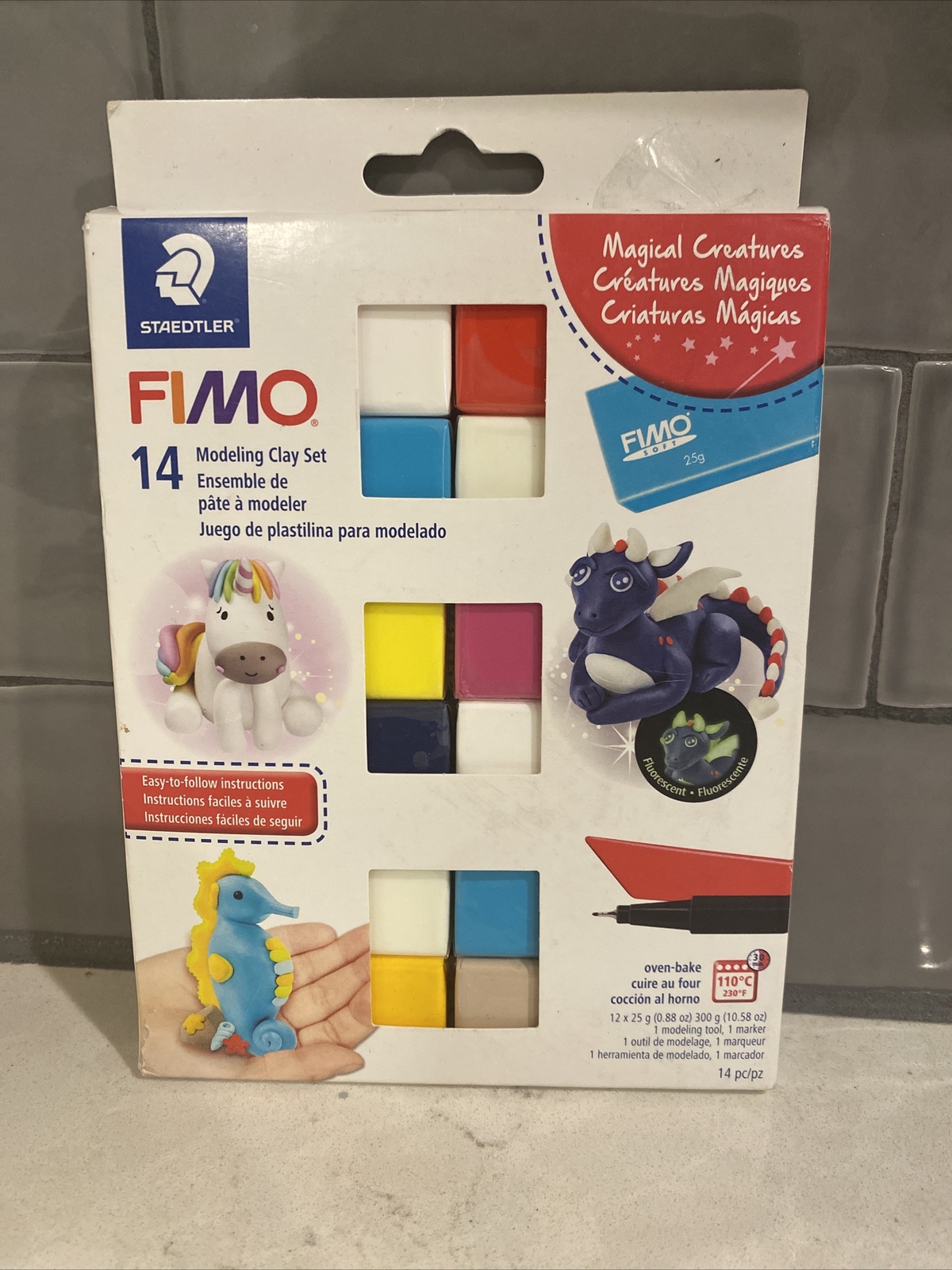 Staedtler Fimo Professional Soft Polymer Clay 14/pkg-magical Creatures ...