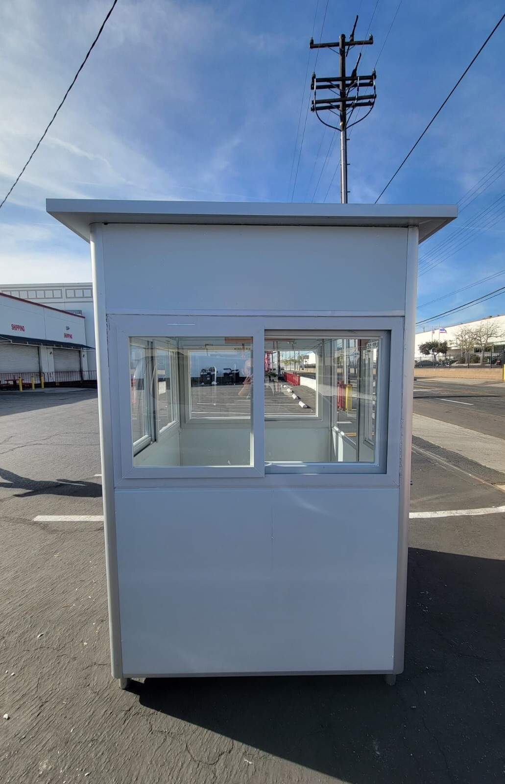Assembled Guard Shack Ticket Toll Security Booth Prefab Portable Office ...