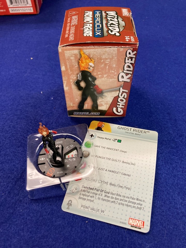 HEROCLIX Wizkids Exclusives Ghost Rider M-026 Con LE | eBay