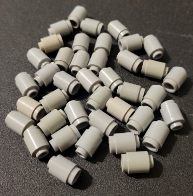 LEGO Light Gray 1x1 Cylinder Round Brick | eBay