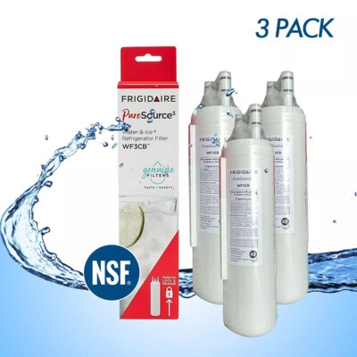 3 PACK Frigidaire WF3CB Puresource 3 Refrigerator Water & Ice Filter ...
