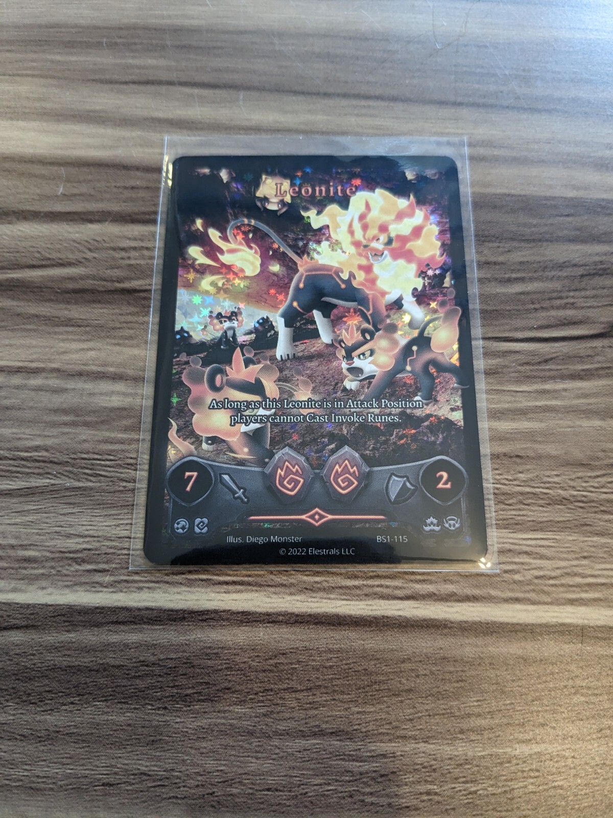 Elestrals KS Kickstarter Founders Edition HOLO FULL ART Leonite | eBay