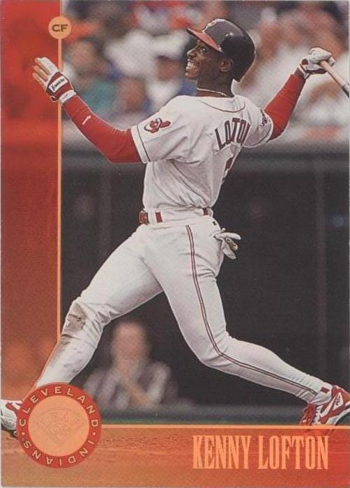 1996 Leaf - Kenny Lofton #127 Bronze for sale online | eBay