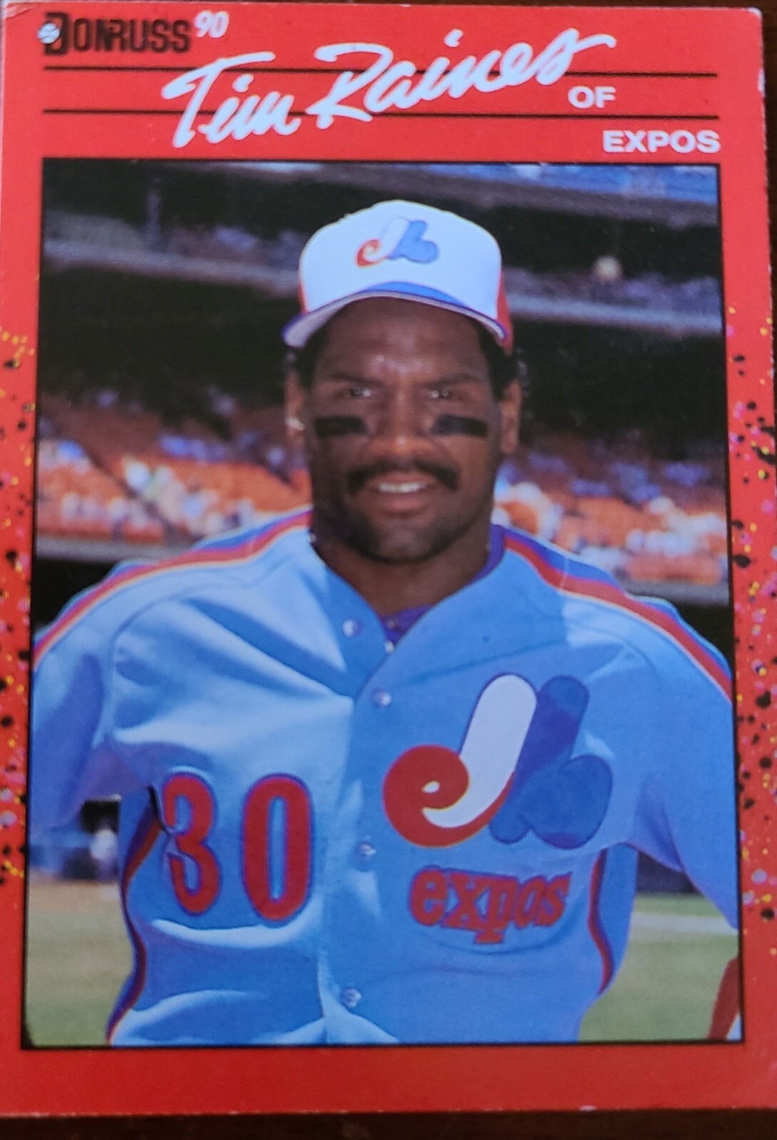 1990 Donruss Tim Raines Error | eBay