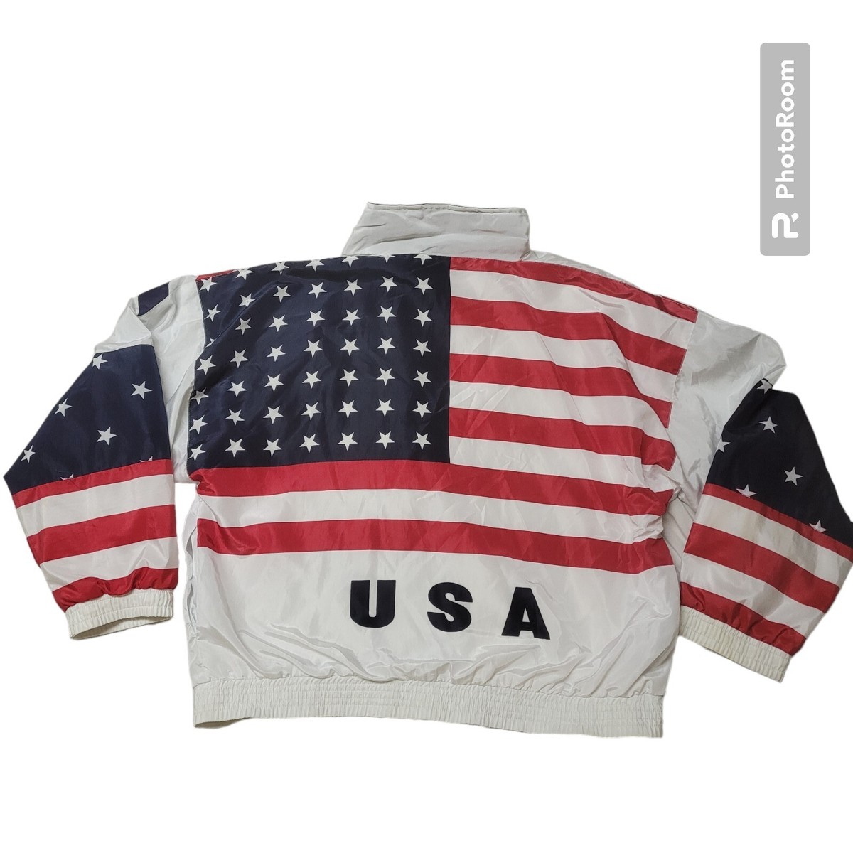 Vintage 90s South Harbour Active Wear USA Flag AOP Vintage 90s South Harbour Active Wear USA Flag AOP