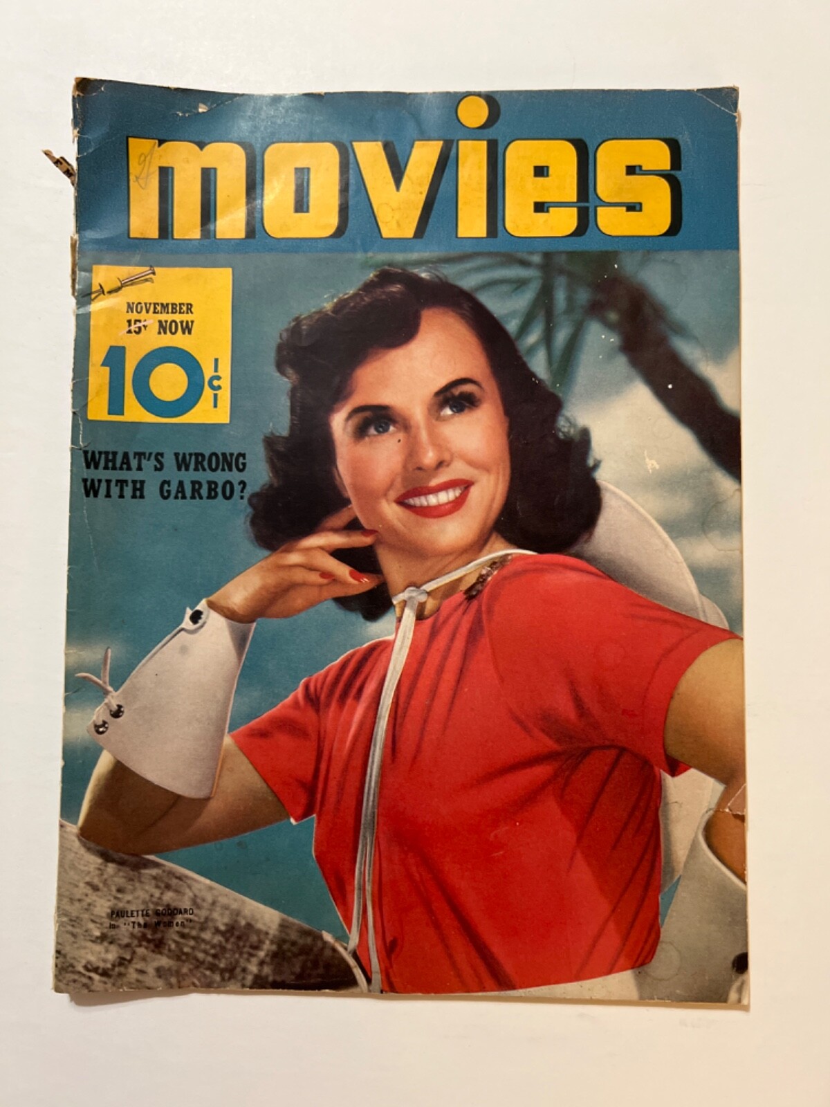 Movies Nov 1939 Paulette Goddard, Joan Crawford, Errol Flynn, Garbo ...