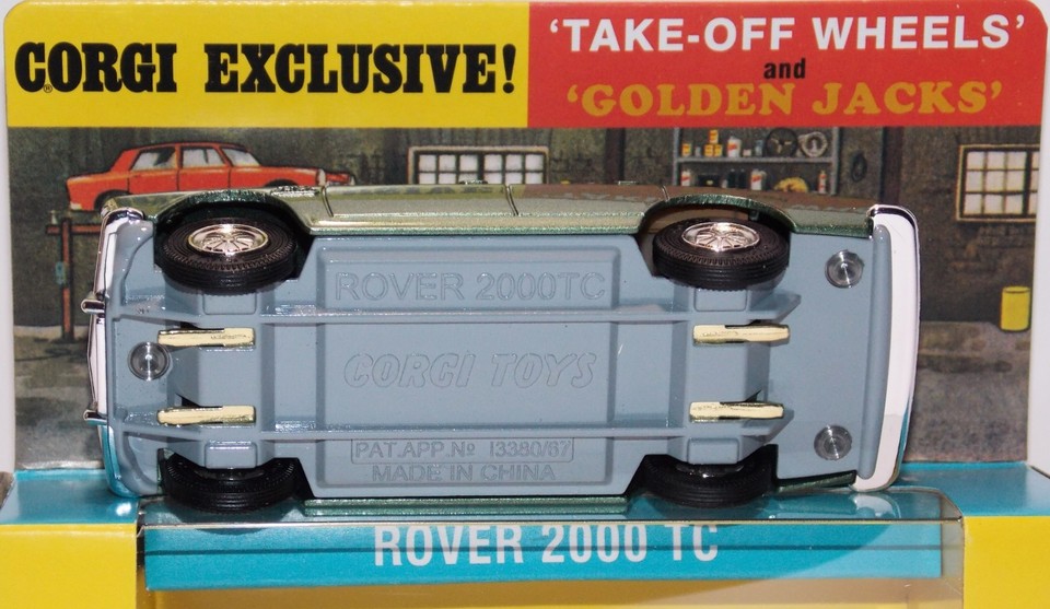 CORGI TOYS 275 ROVER 2000 TC WITH TAKE OFF WHEELS & GOLDEN JACKS ...