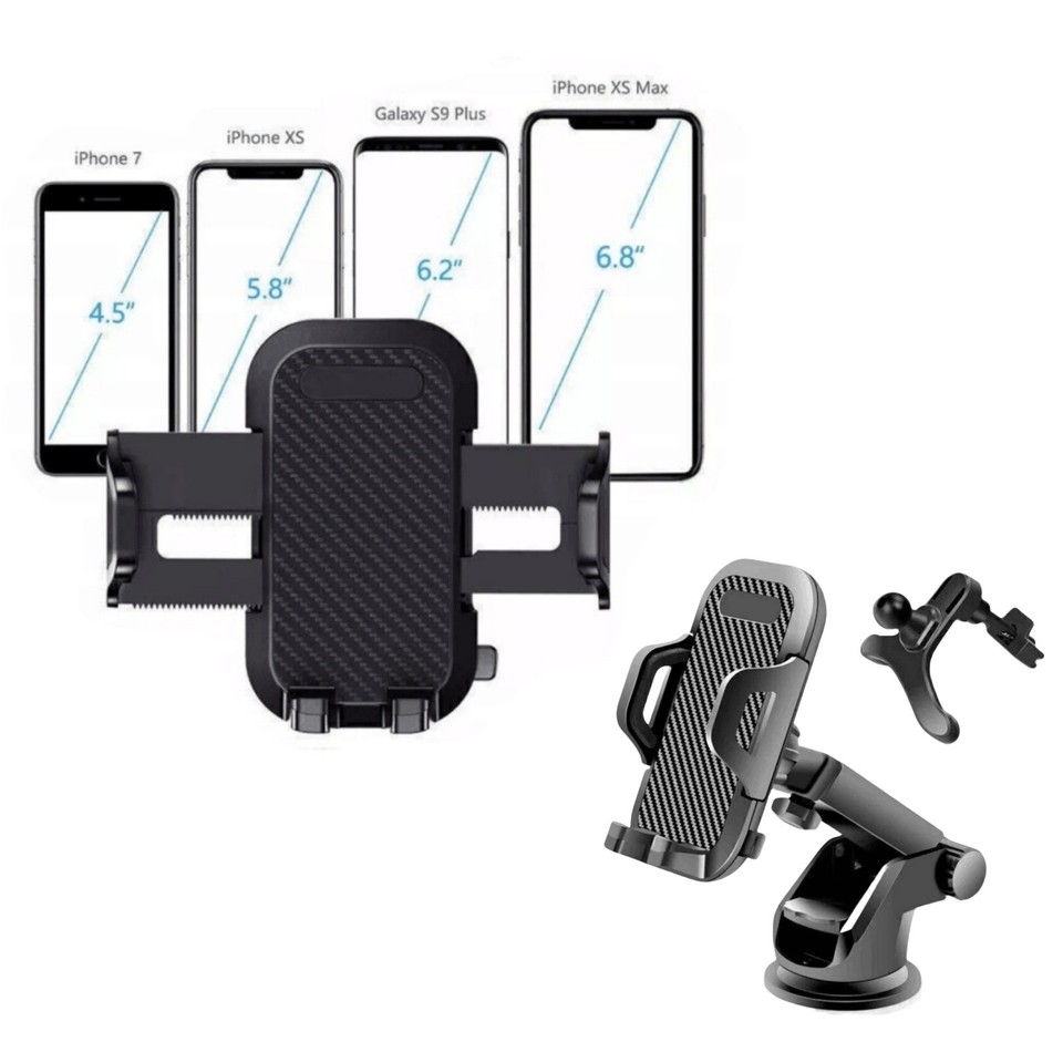 Universal 360° Mount Holder Car Windshield Stand For Mobile Cell Phone ...