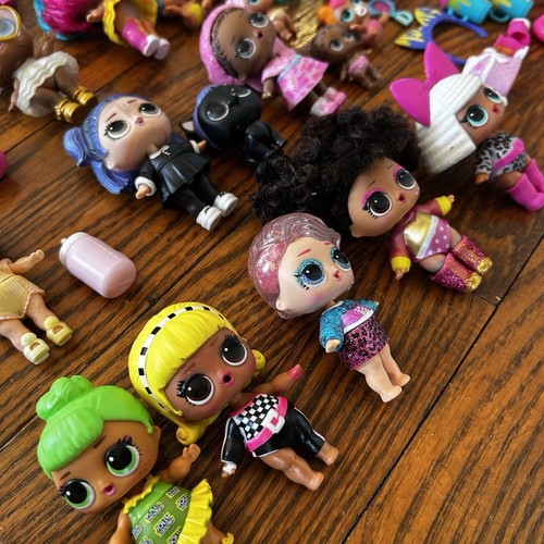 LOL Surprise Doll Lot Mini 30 Dolls 100+ Total Pieces Pets, Accessories ...