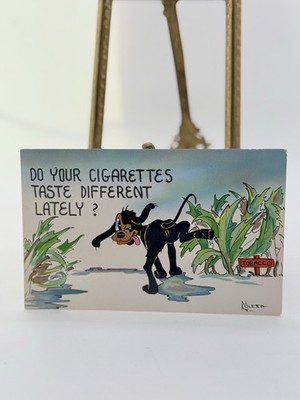 Art Humor Cigarettes Taste Different Lately | Vintage Postcard | eBay
