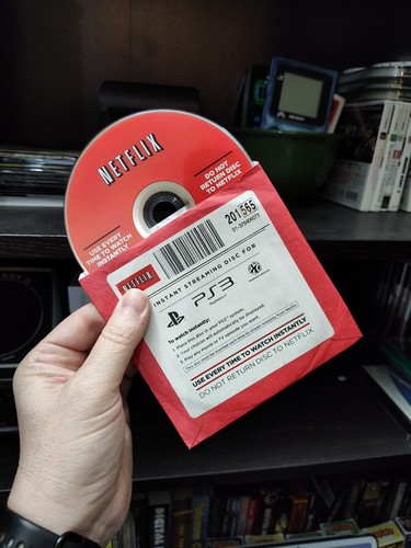 PS3 Netflix Streaming Disc (Sony PlayStation 3) COMPLETE DISC + SLEEVE ...