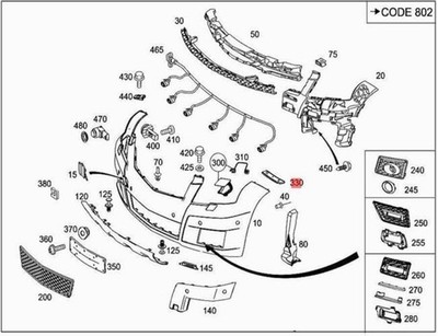 Genuine MERCEDES X204 GLK-CLASS X204 Rail 2048810406 | eBay