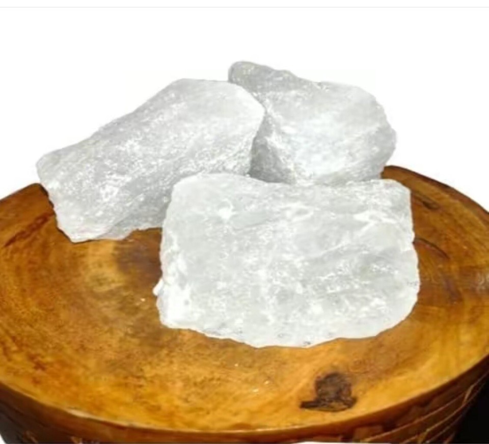 Raw Alum Stone 8oz 100% Natural Piedra de Alumbre Potassium alum ...