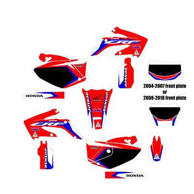 CRF250x graphic kit red 21+ style full kit 2004-2016 Free Shipping!! | eBay