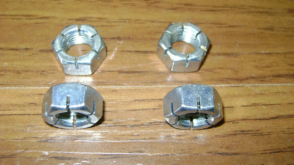 67-69 Camaro Leaf Spring Shackle Kits Pair OE Style Slitted Nuts ...