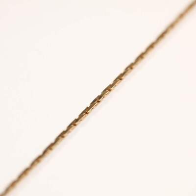 14 Karat Yellow Gold Cobra Link Chain 24.5” | eBay