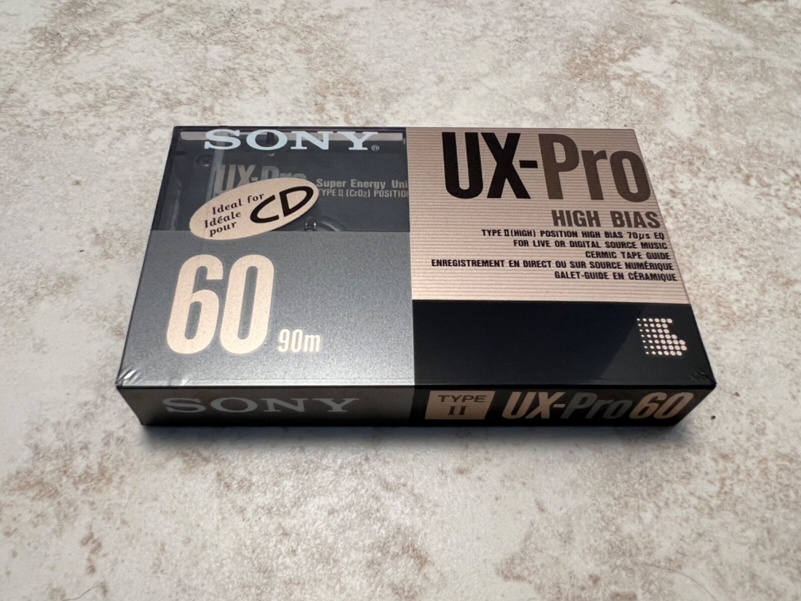 SONY UX-PRO 60 Cassette Type II CrO2 Ceramic Tape Guide High Bias | eBay