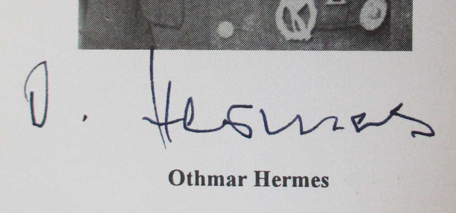 WW2 GERMAN ARMY KNIGHTS CROSS RECIPIENT OTHMAR HERMES SIGNED PHOTO ...