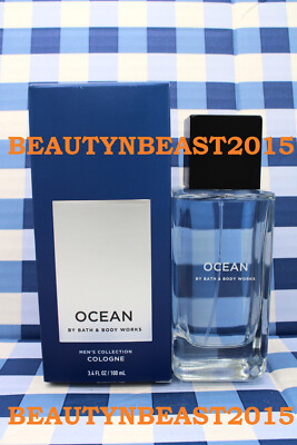 BATH AND BODY WORKS - OCEAN - MEN'S COLLECTION COLOGNE - 3.4 FL OZ | eBay