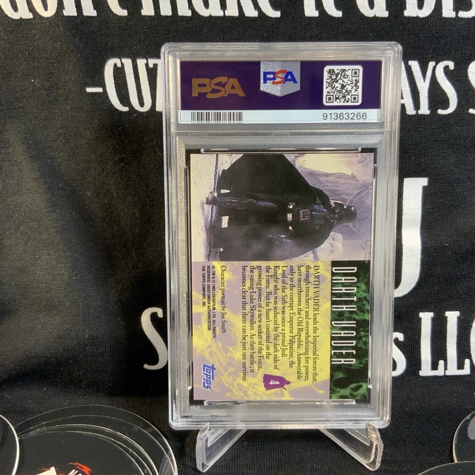 1993 Topps Star Wars Galaxy Series 1 #4 Darth Vader PSA 6 | eBay