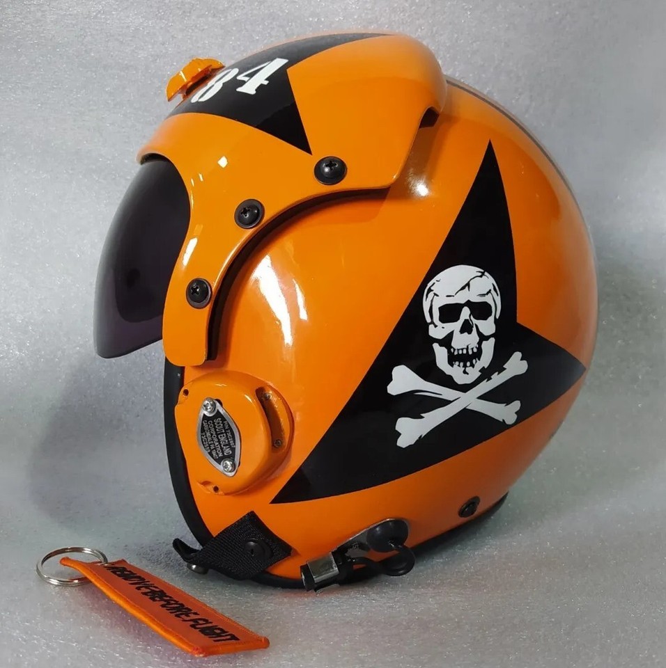 HGU-33 JOLLY ROGERS SQUADRON FIGHTER PILOT HELMET REPLICA+PIN | eBay