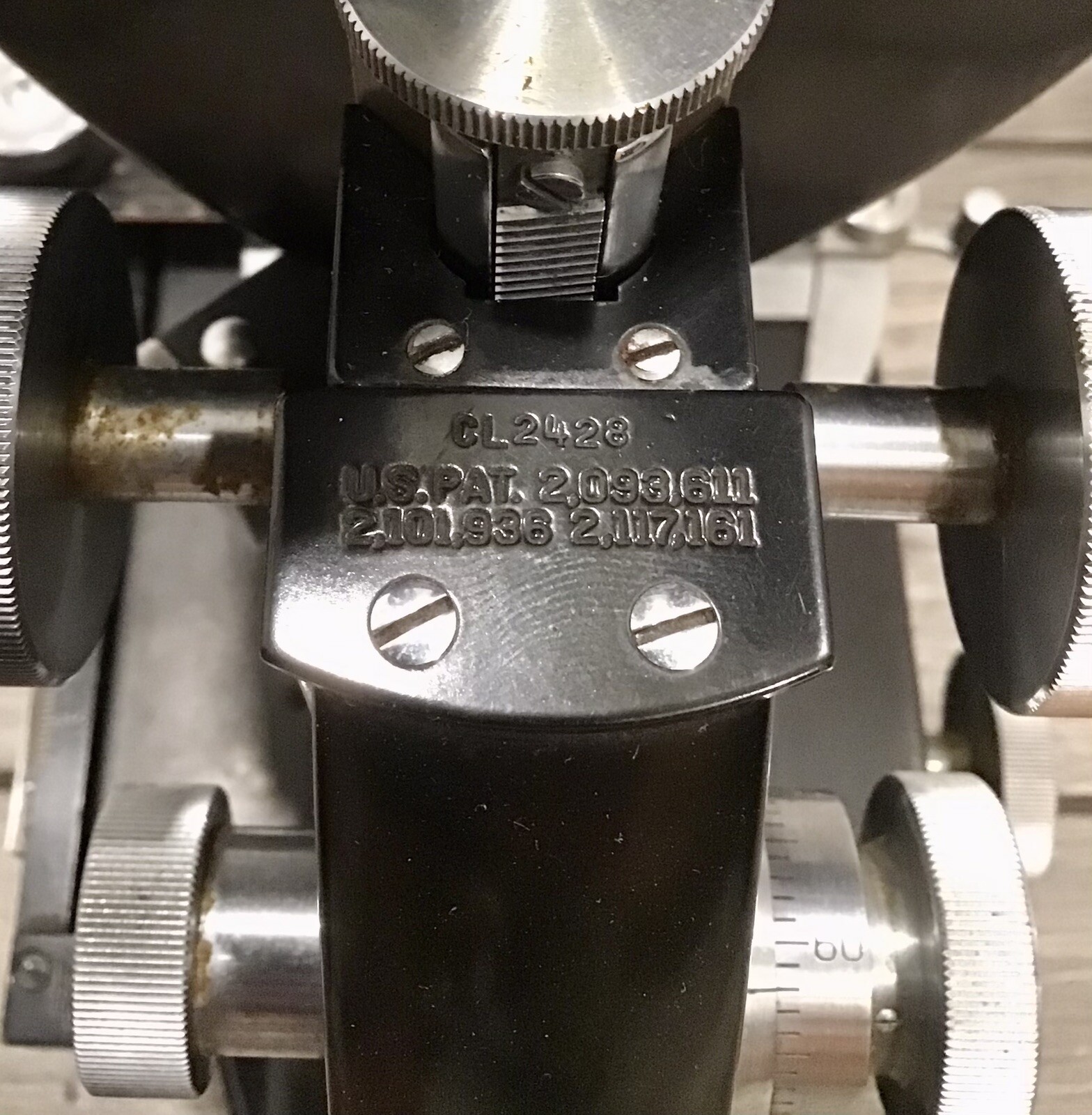 Vintage 1950’s Bausch & Lomb Microscope w/ Eyepieces & Objectives in ...