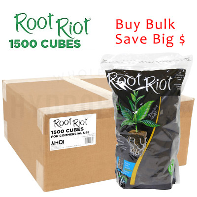 Root Riot Replacement Cubes - Organic Seed Moistened Starter Plugs ...