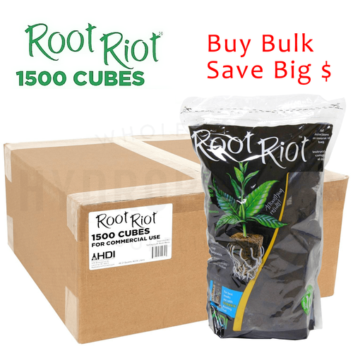 Root Riot Replacement Cubes - Organic Seed Moistened Starter Plugs ...