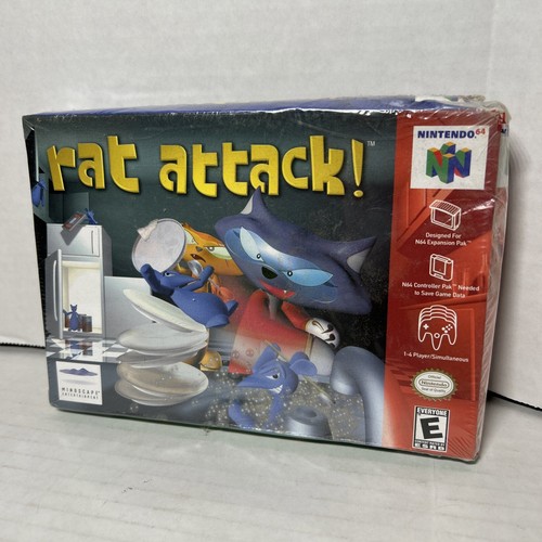 Rat Attack! (Nintendo 64) N64 Factory Sealed Brand New Mindscape ...