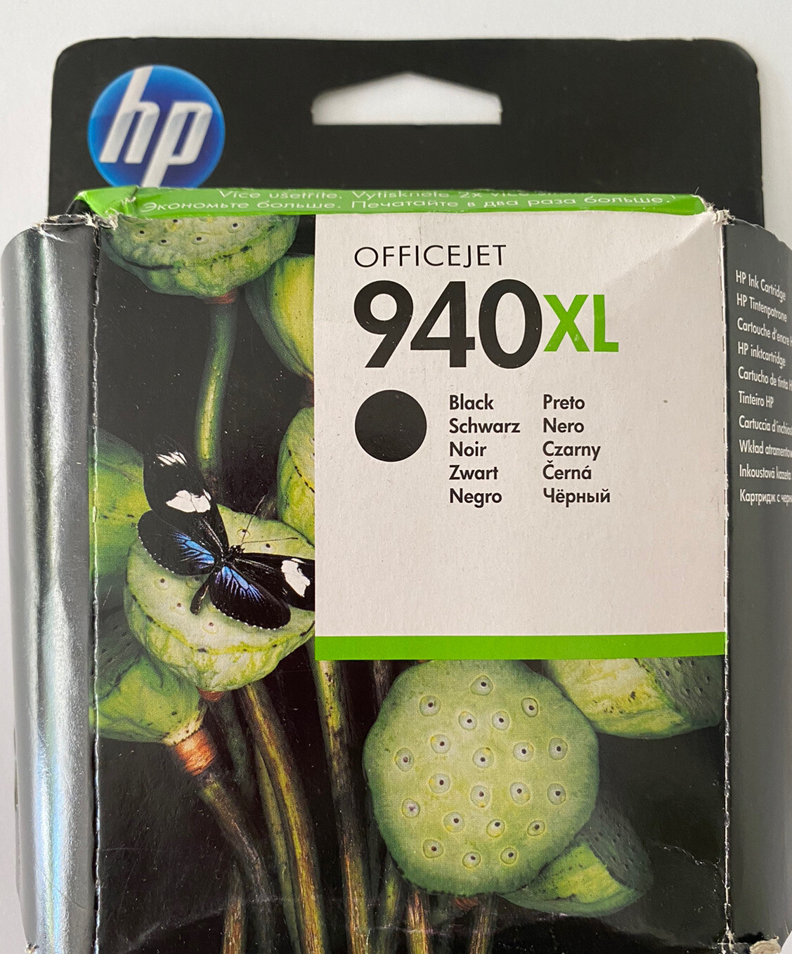 GENUINE HP 940 XL BLACK Ink Cartridge C4906AE 940XL Factory Sealed New ...