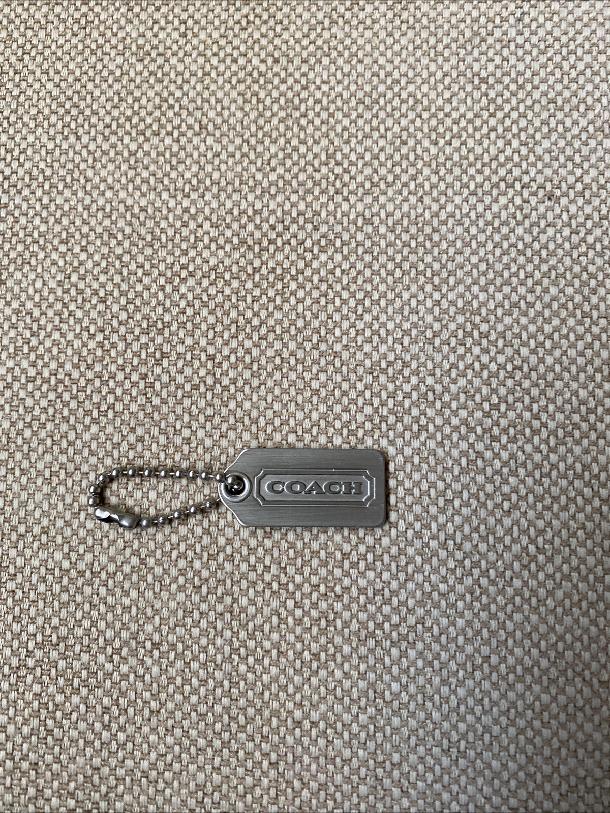 COACH Silver Metal Replacement Hangtag Charm Silver T… - Gem
