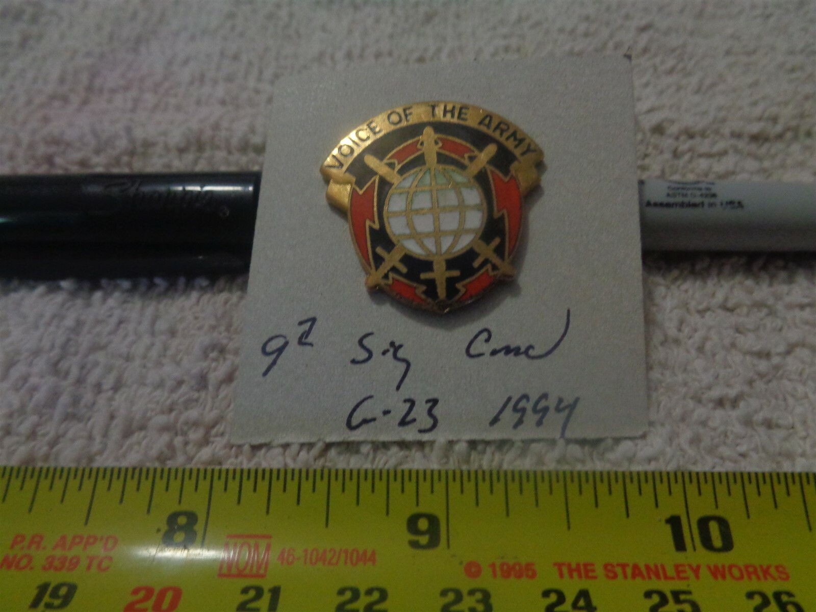 9th Signal Command G-23 1994 Unit Crest, DI, DUI (DRAW#K3) | eBay