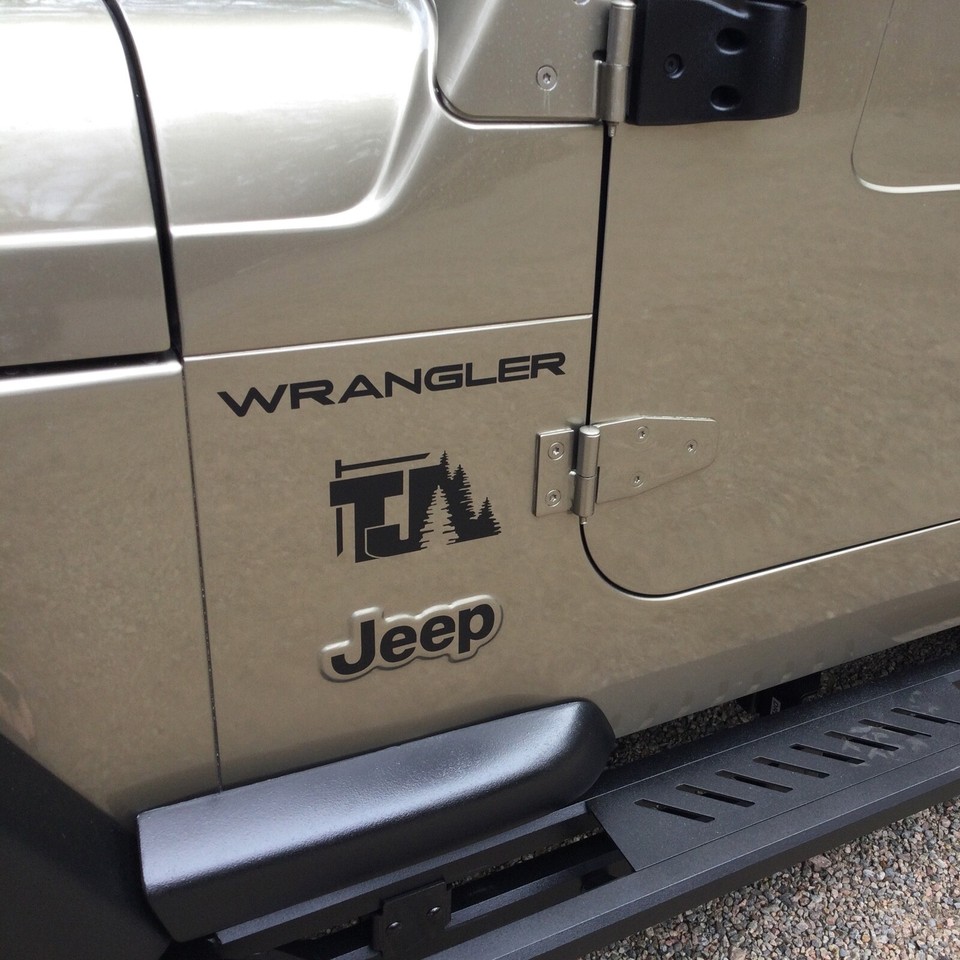 TJ Letters Decal for Jeep Wrangler TJ (1997-2006) | eBay
