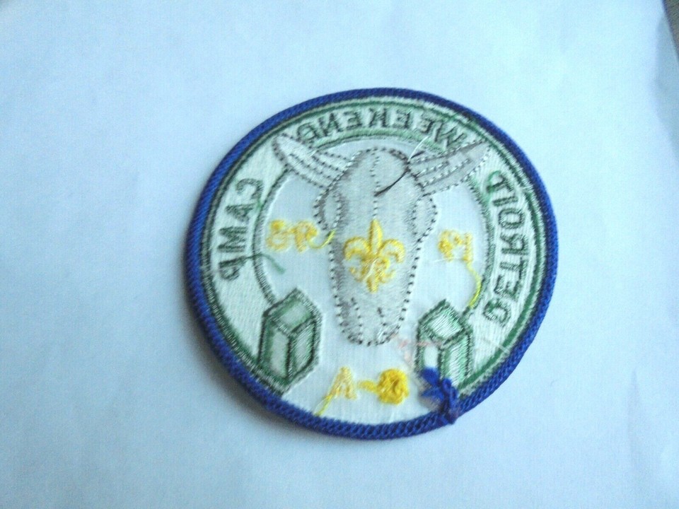 Cool Vintage 1998 BSA Boy Scouts Detroit Weekend Camp D-A Camping Cloth ...