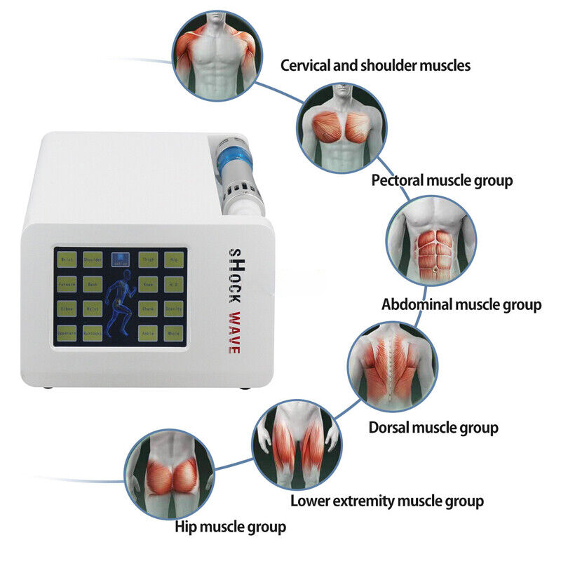 Extracorporeal Shockwave Therapy Muscle Pain Reliefed Focused Home Use ...