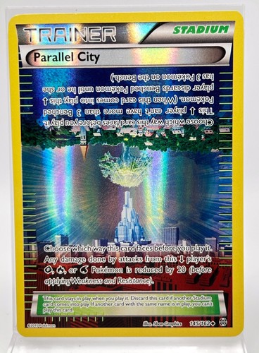 Parallel City Reverse Holo 145/162 Pokémon Card 2015 XY Breakthrough | eBay