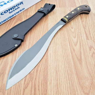 Condor Amalgam Fixed Machete 12" 1075HC Steel Full Tang Blade And ...