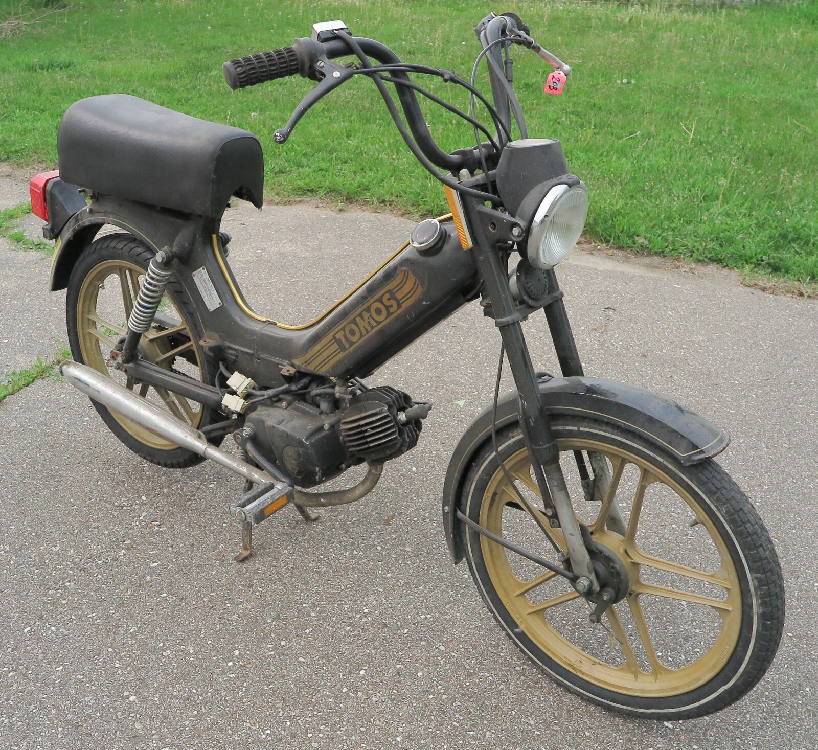 Vintage 1985 TOMOS Golden Bullet 50cc Moped Needs Repair or EBike ...