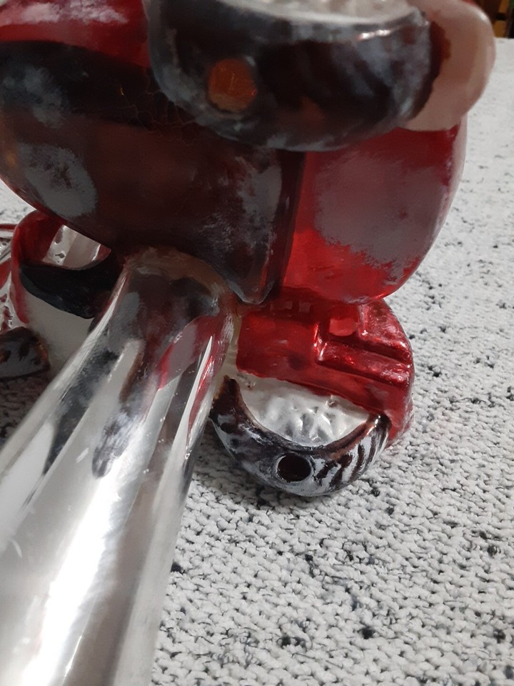 Santa Claus Harley Davidson Motorcycle Sidecar Christmas Tree Topper ...