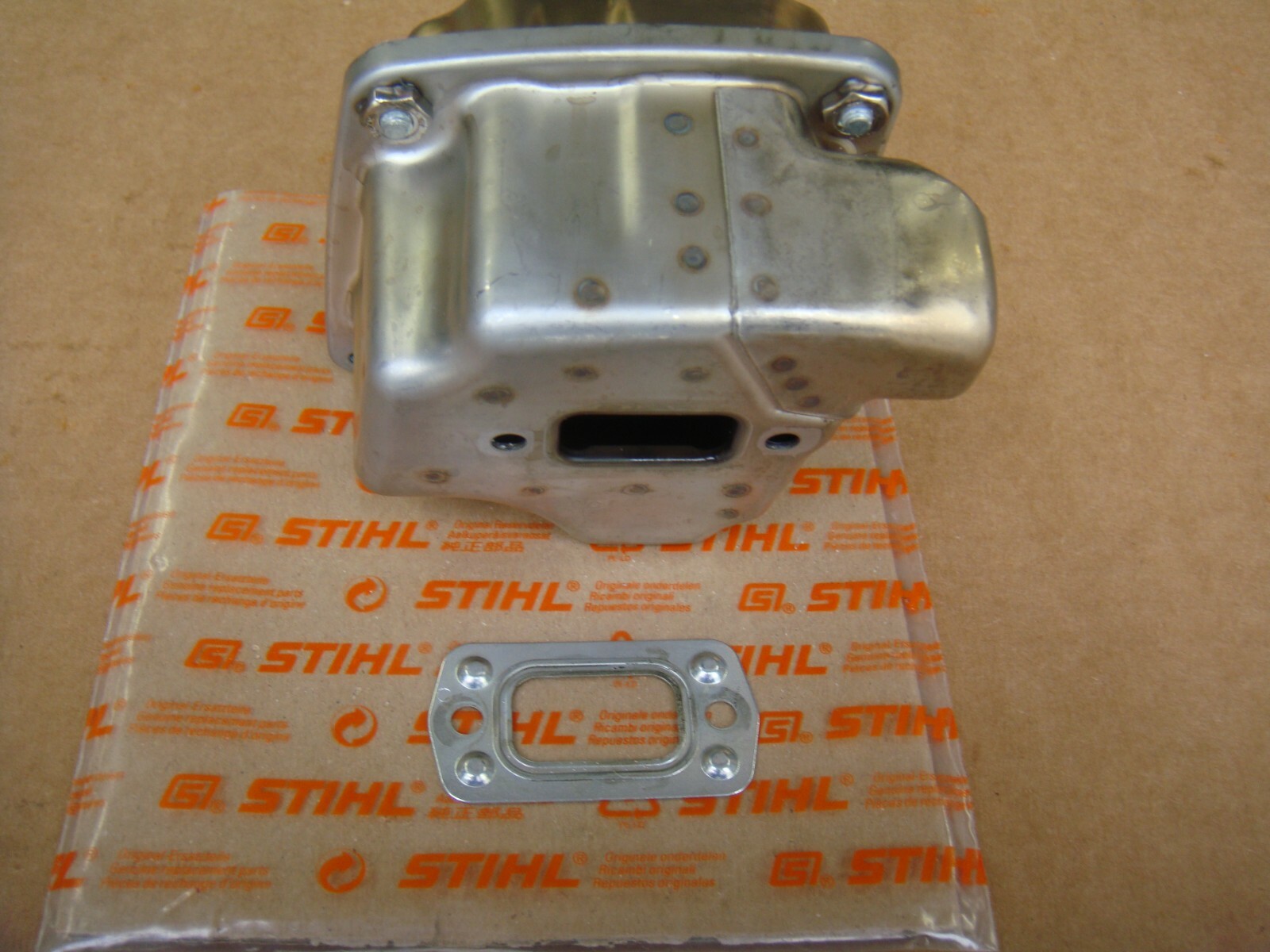GENUINE STIHL MS362 MS362C MS400 MS400C CHAINSAW 2 PIECE MUFFLER - BOTH ...