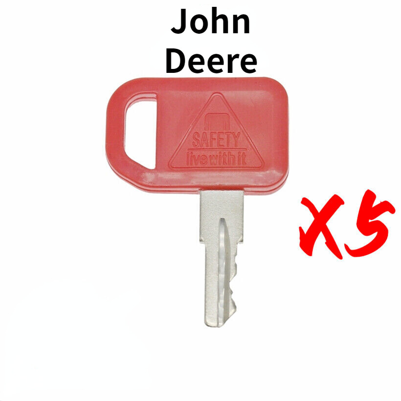 5pcs JDR Excavator Key AT195302 AR51481 Fit John Deere 600 Loader LX100 ...
