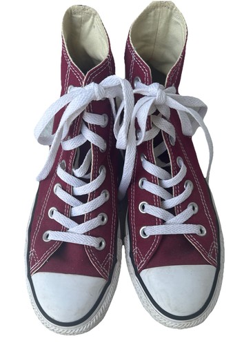 Converse CHUCK TAYLOR ALL STAR Unisex High Top Shoe Maroon US Men 5 ...