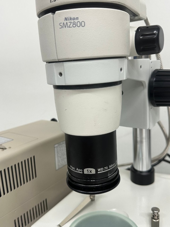 Nikon SMZ800 Stereo Microscope Coaxial Illumination with Transmitted ...
