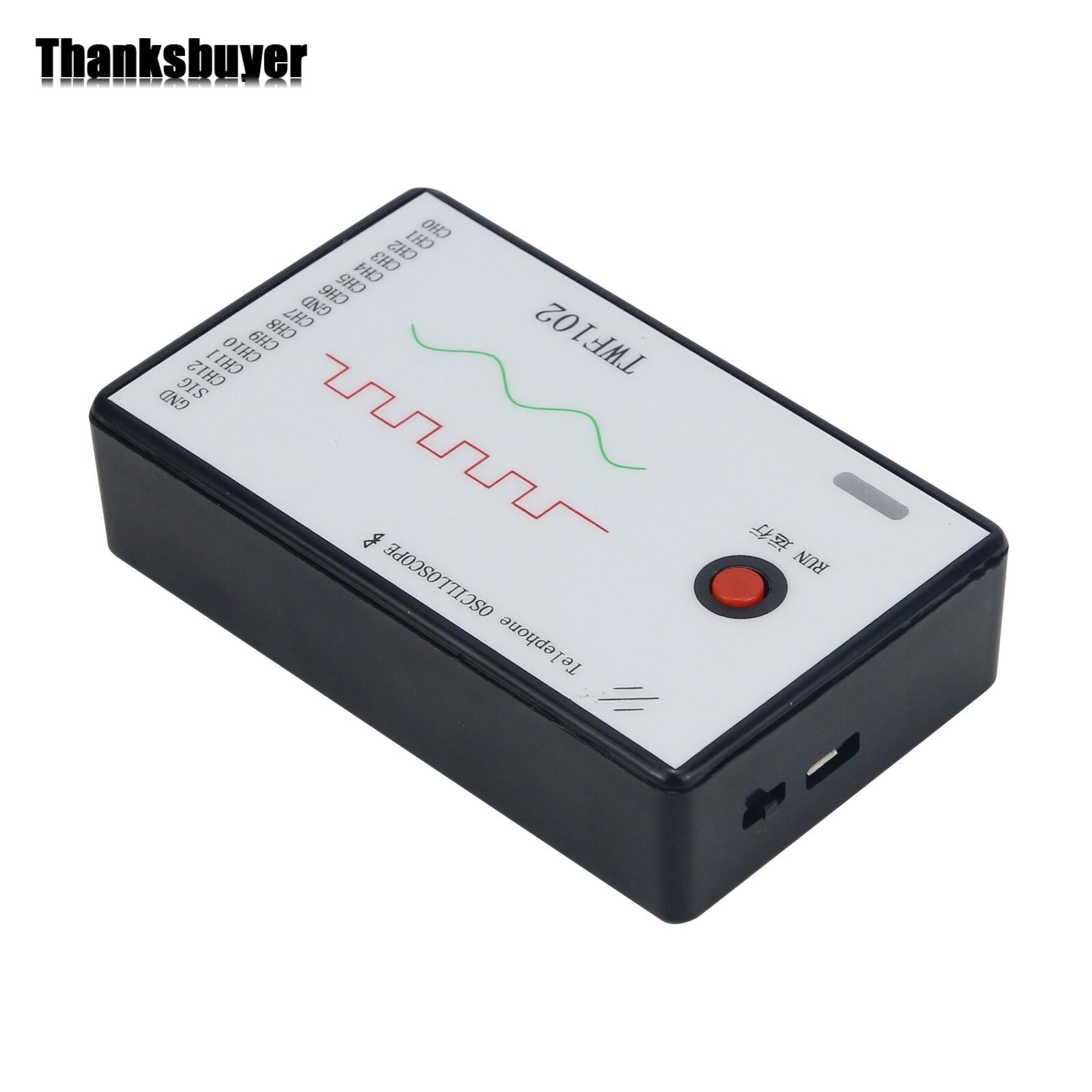 Portable Mobile Phone Oscilloscope For Android Logic Analyzer 100KHz ...