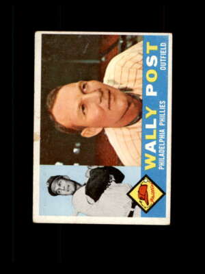 1960 Topps Baseball #013 Wally Post STARX 2.5 G/VG (LS809205) | eBay