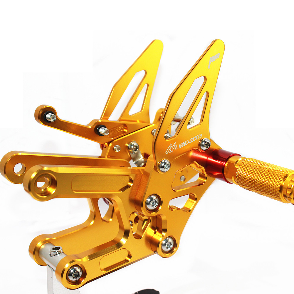 MAD-MOTO Motorcycle Rearset Footrest Foot Pegs For YAMAHA YZF-R6 2017 ...