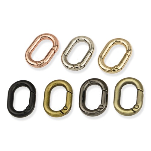 13~40mm Straps Oval Rectangular Spring Buckles Coil Ring Clips Bag Belt ...