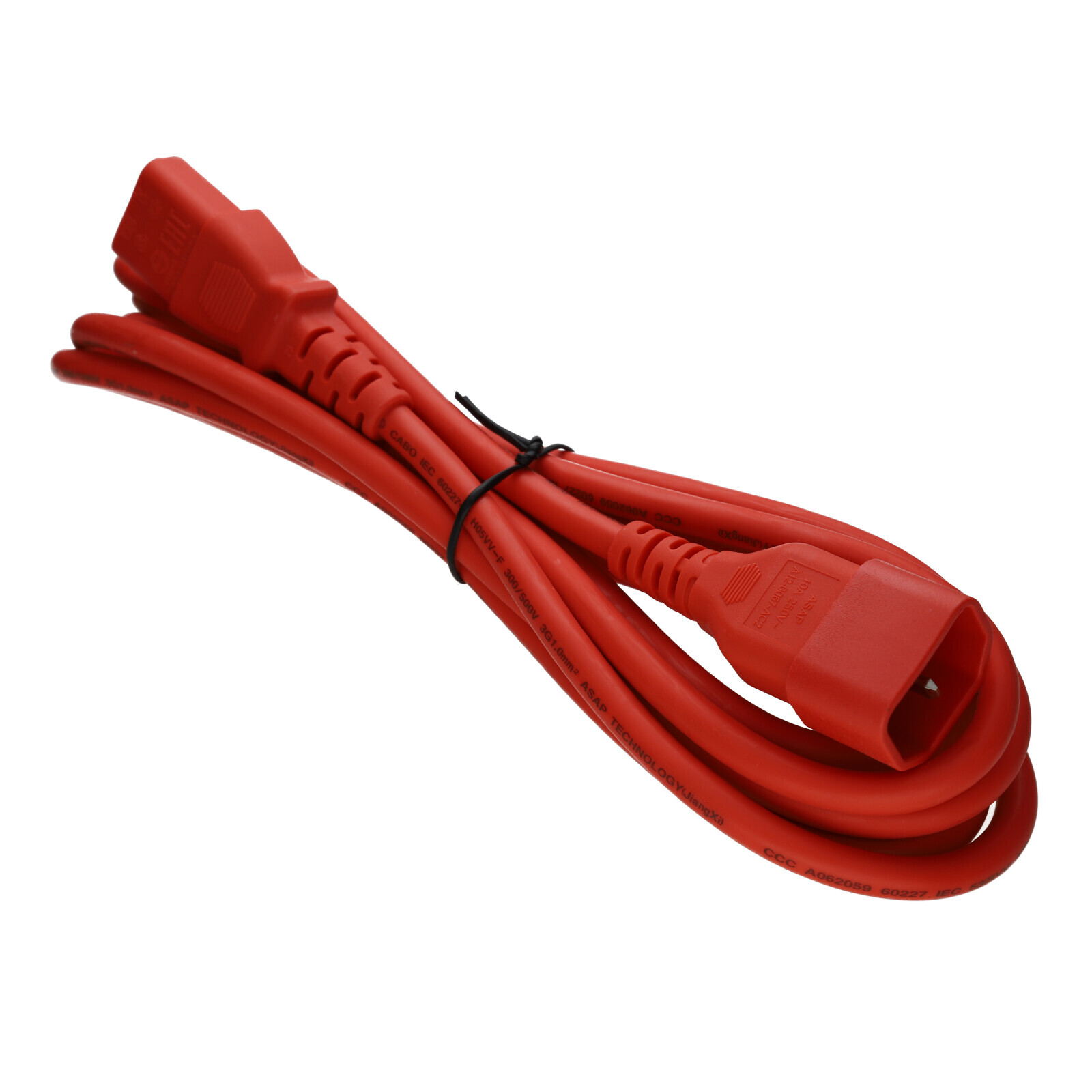 Power Extension Cable IEC Male to Female Kettle Lead C14/C13 0.5m/1m/2m ...