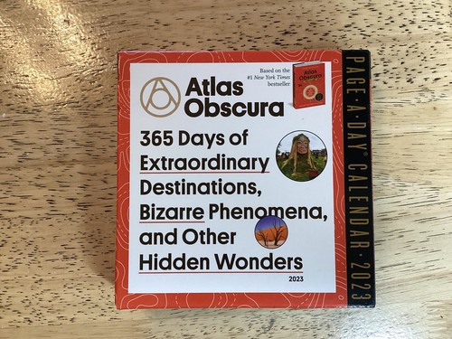 Atlas Obscura Page-A-Day Calendar 2023 : 365 Days of Extraordinary ...