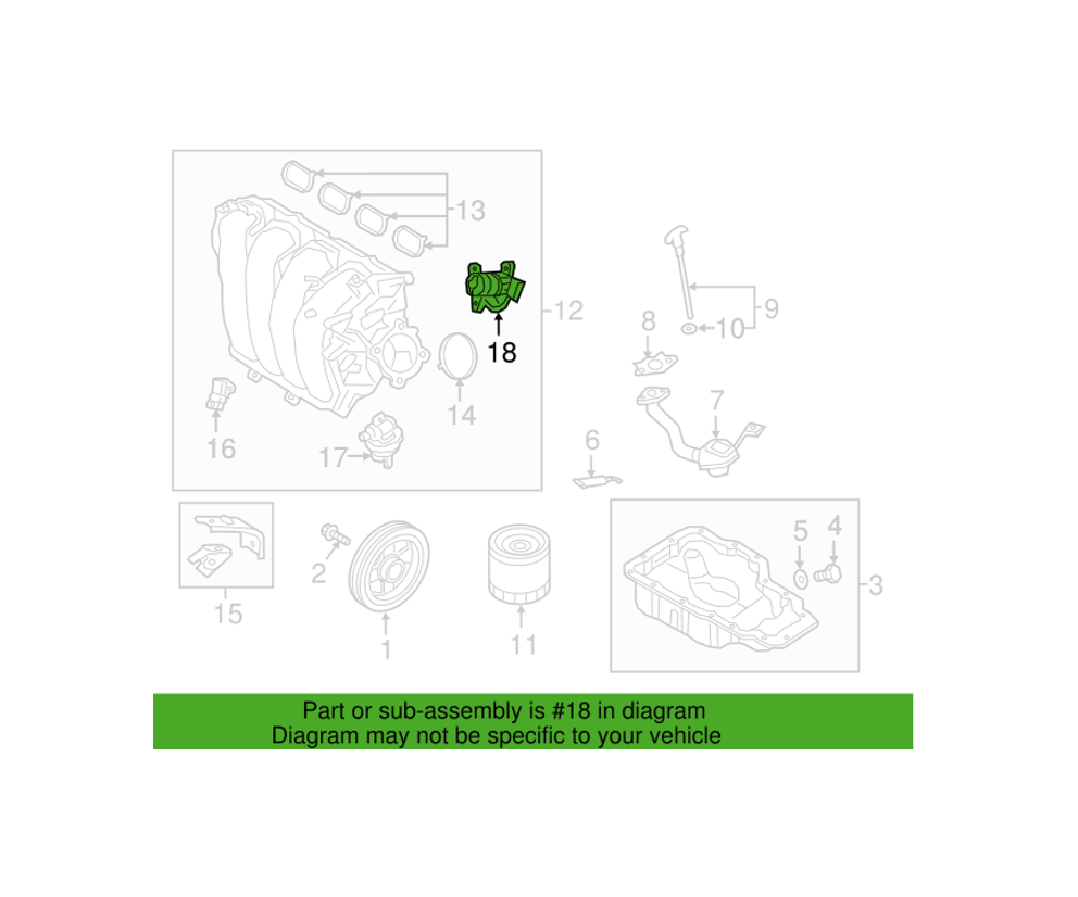 ⭐Genuine⭐ Intake Motor VCM Control Solenoid 283232E010 for Hyundai Kia ...